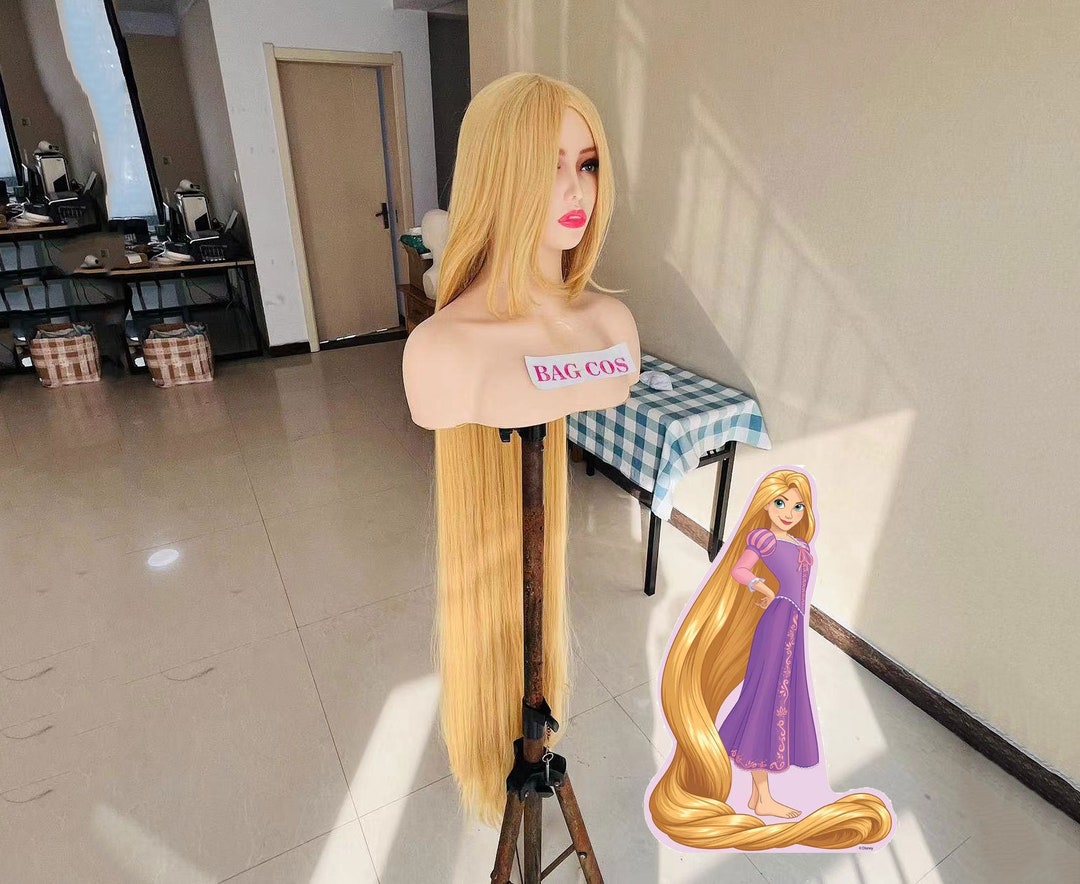 Wigs Princess Rapunzel Wigs Cosplay Wigs Synthetic Costume Etsy