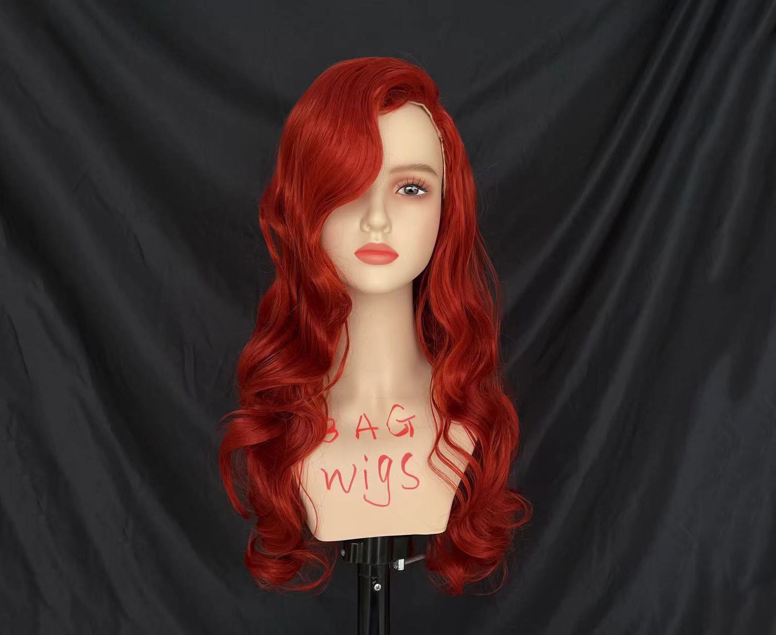 Jessica Rabbit Wig: Long Wavy Red Synthetic Cosplay Wig - Etsy