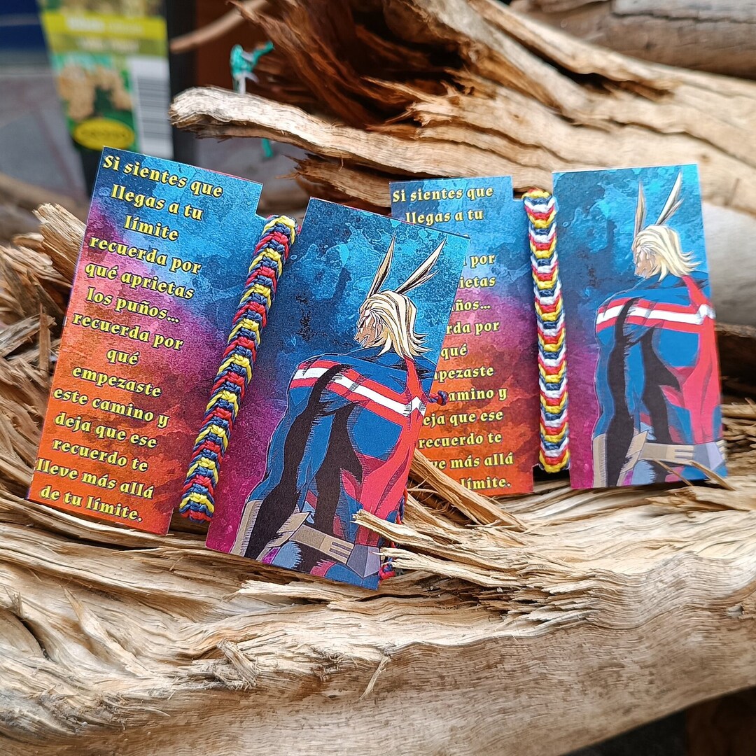 Macrame Bracelets Anime Boku No Hero Bracelets Women's Bracelets Men's ...