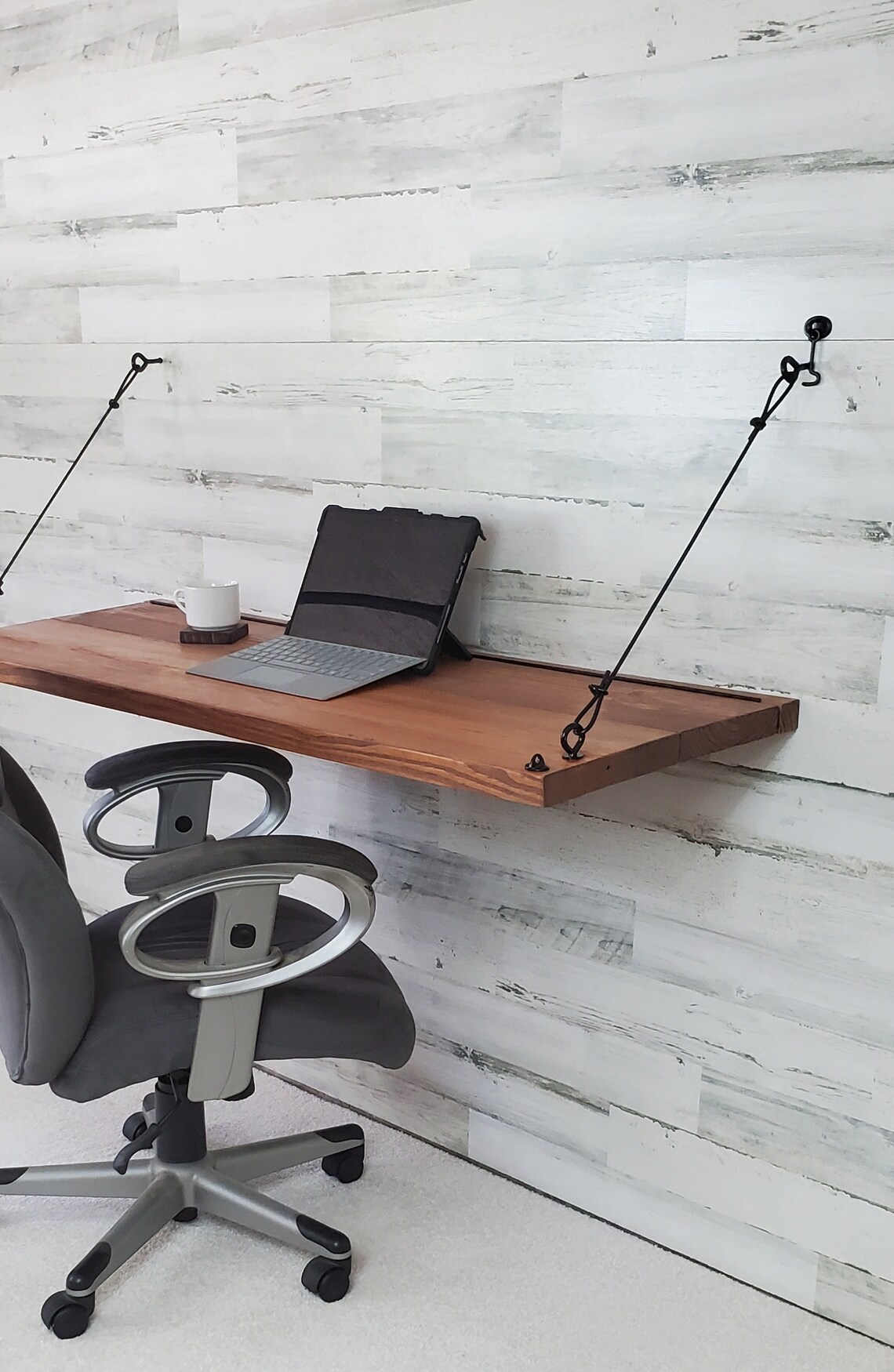 Murphy Desk Flip up Floating Desk Large Floating Flip up - Etsy