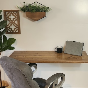 Wood Floating Flip Down Desk: Space Saving Murphy Desk - Etsy