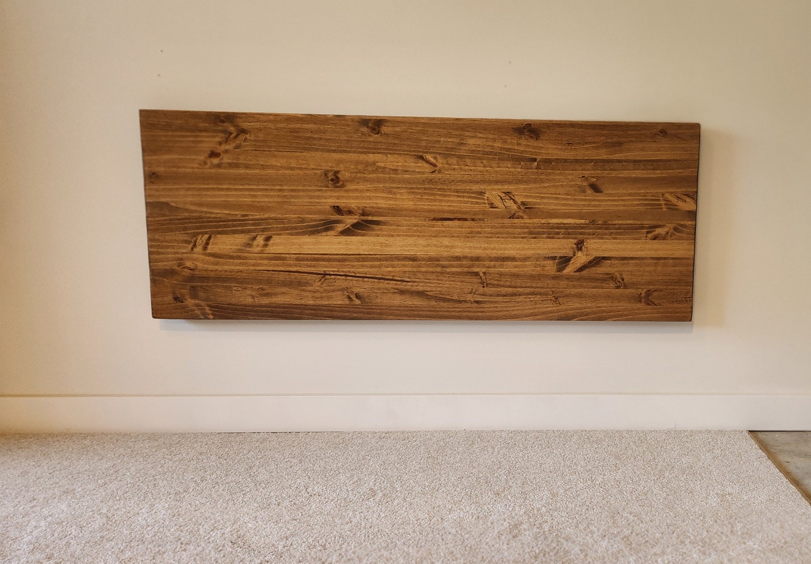 Floating Flip Down Desk / Wood Floating Desk / Fold Down Floating Desk ...