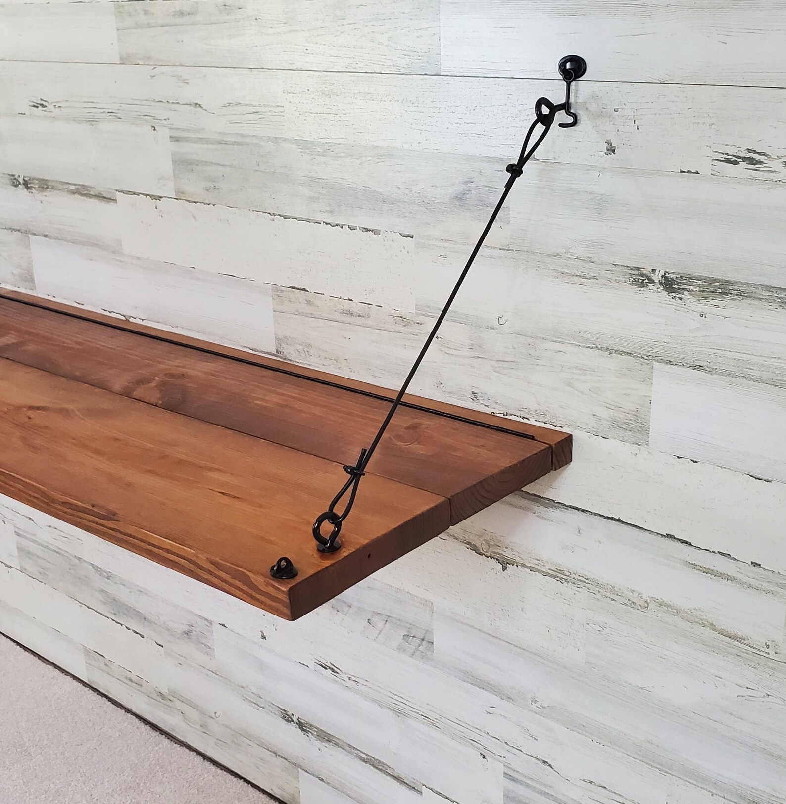 Murphy Desk Flip up Floating Desk Large Floating Flip up - Etsy