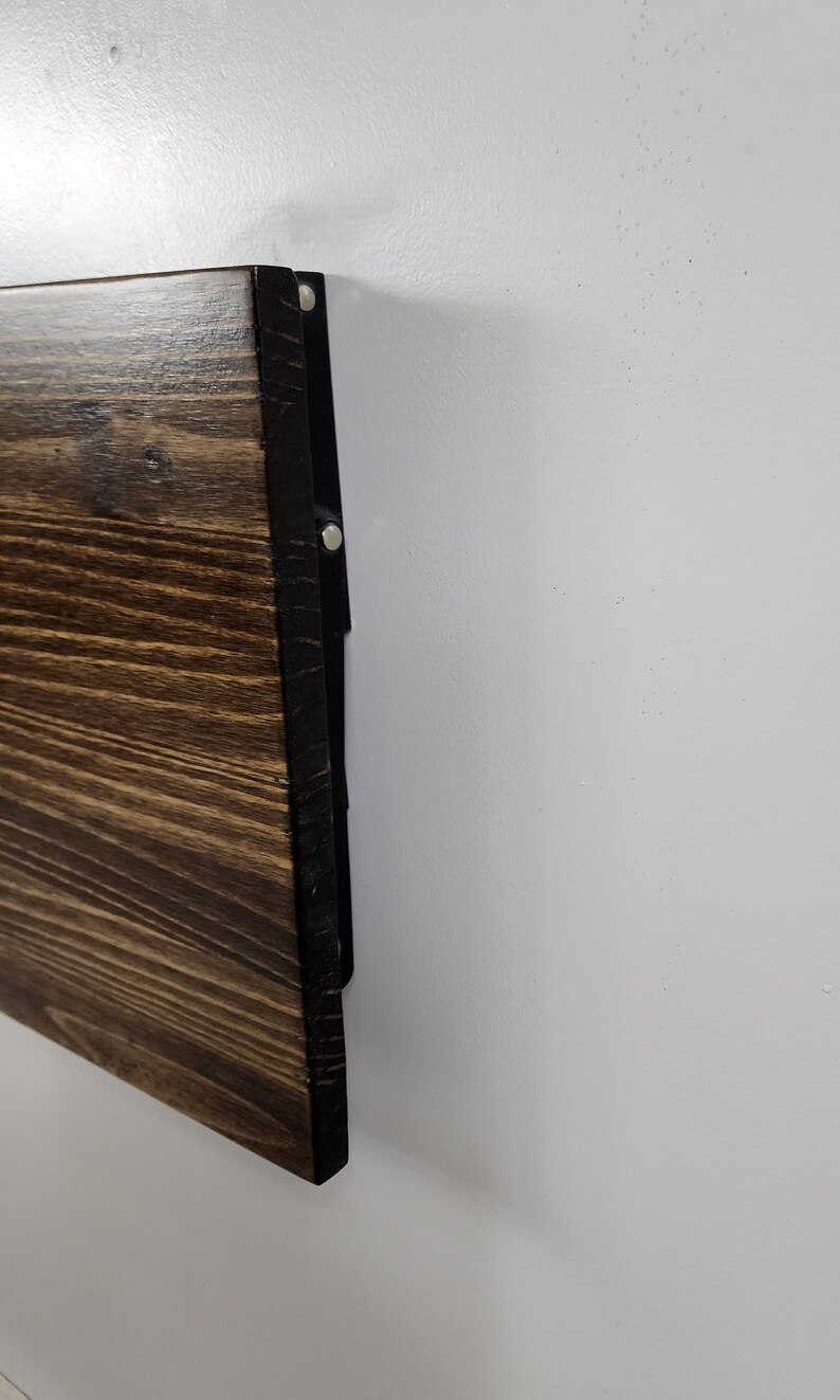 Wood Floating Flip Down Desk: Space Saving Murphy Desk - Etsy
