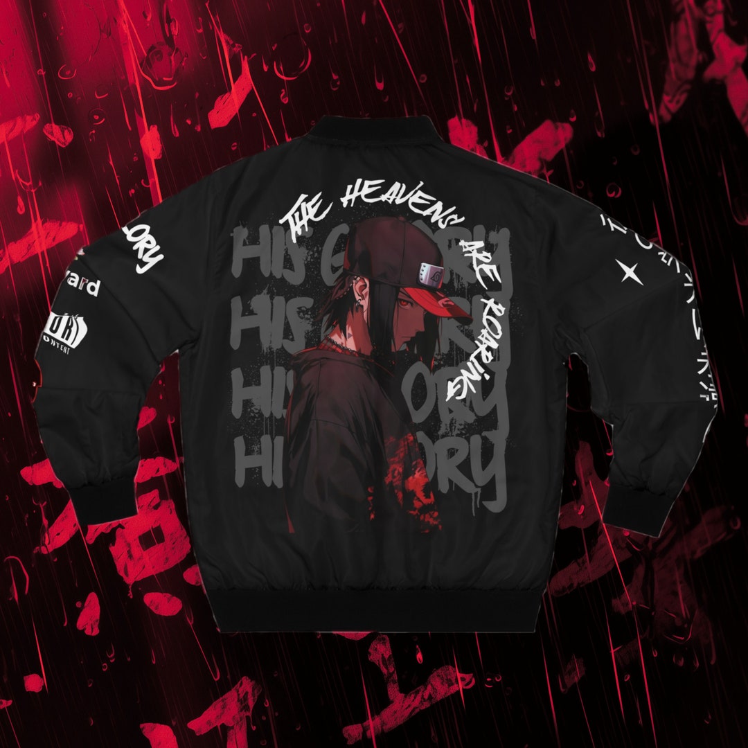Men's "his Glory" Bomber Jacket | Streetwear Anime Jacket | Harajuku ...