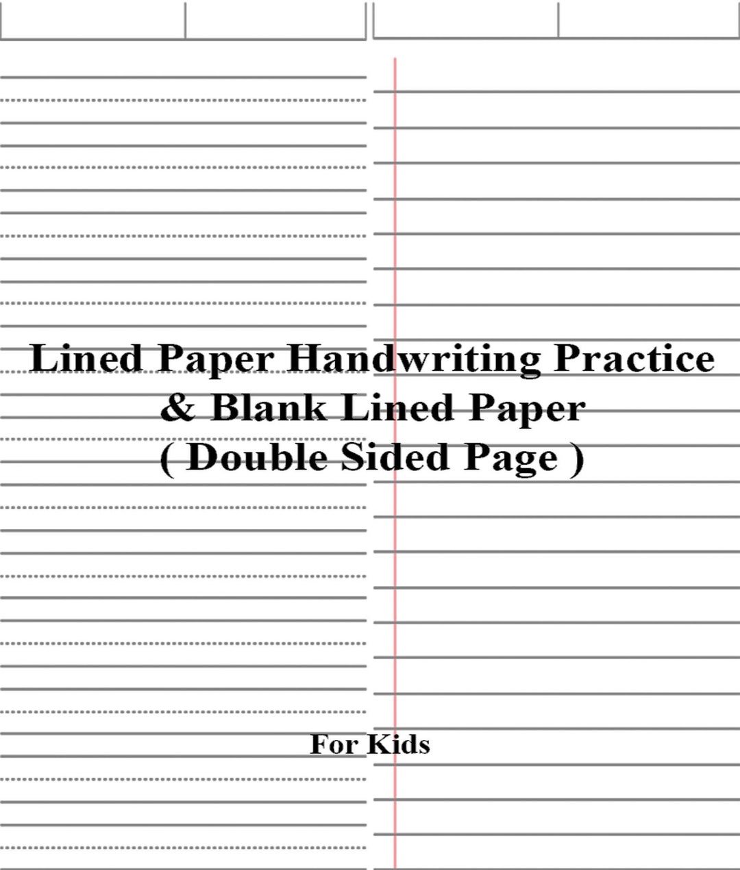 Lined Paper Handwriting&lined Paper Vertical Line , Delimitation Lined ...