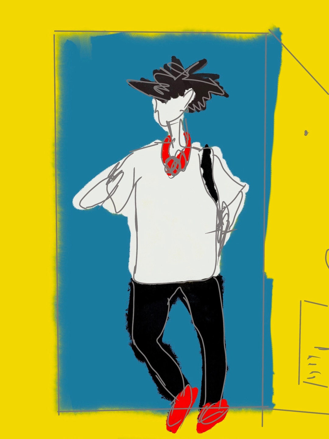 Dancing Door 2 Art Print Anime Art, Anime Decor, Anime Poster - Etsy