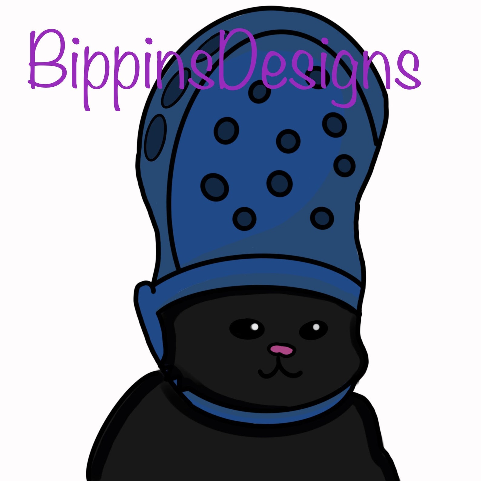 Croc Cat Black Cat Twitch / Discord Emote - Etsy