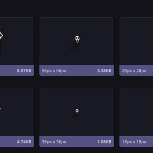 Black Cat With Scream Mask Emote for Twitch/discord - Etsy Canada