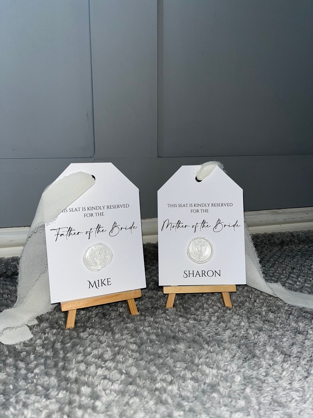 Seat Reservation Signs Wedding - Etsy