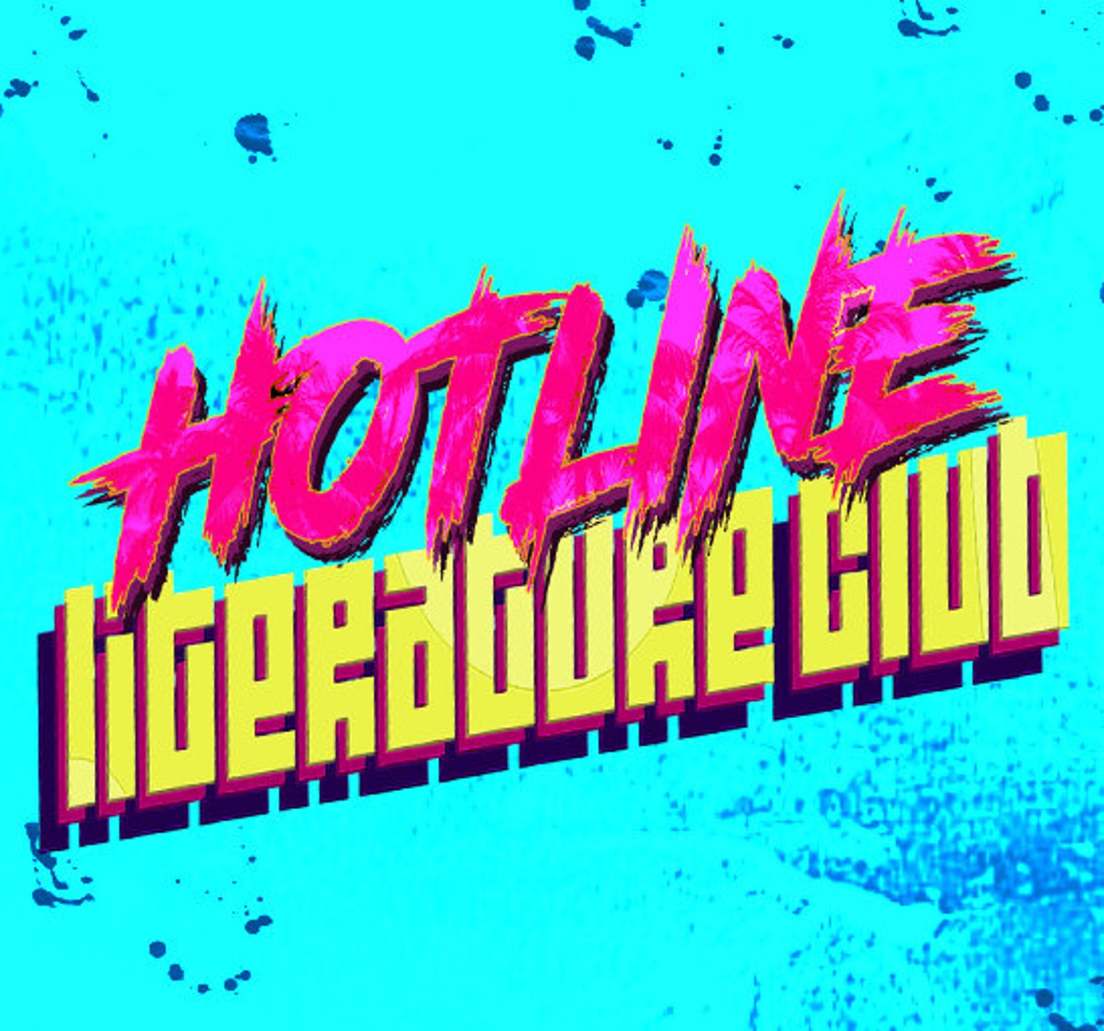 Doki Doki Literature Club Hotline Miami Mashup Logo Transparent PNG ...