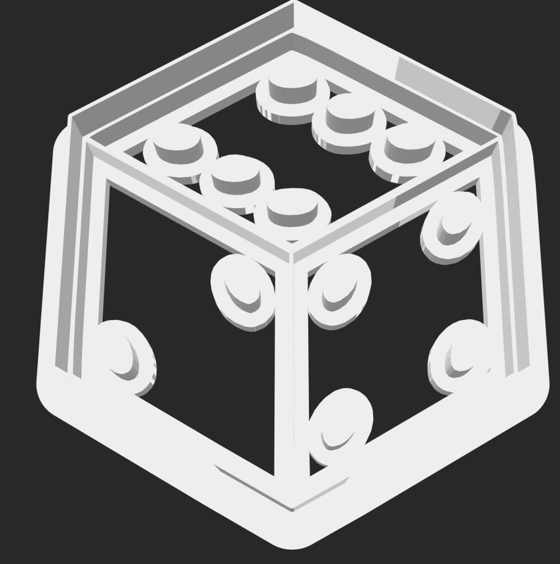 Dungeons & Dragons 6 Sided Dice Cookie Cutter - 50mm - Cutter and ...