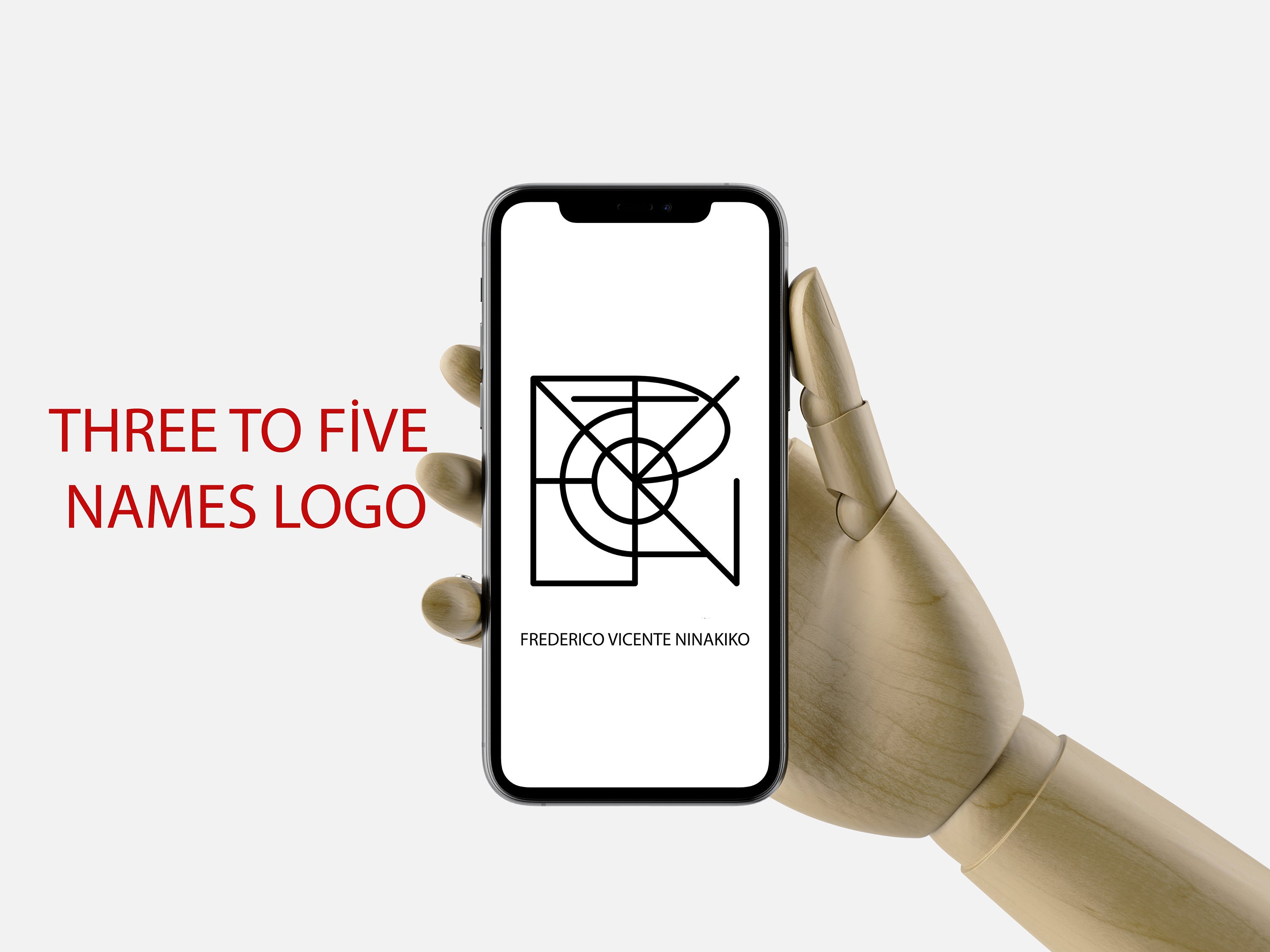 3-5 NAMES/WORDS Personalized Name Logo Digital Files Custom - Etsy