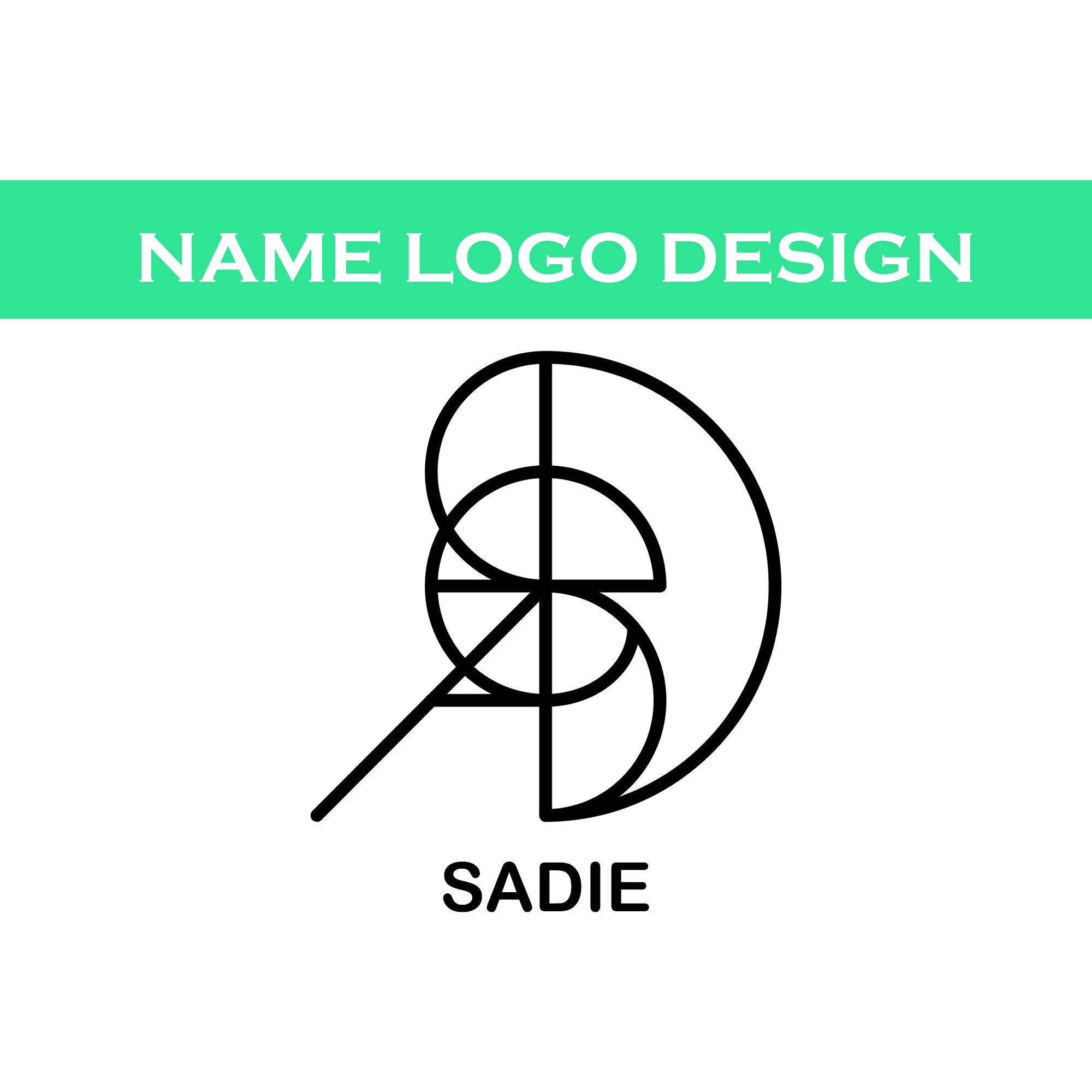 Custom Name Logo Design Minimalist Logo Name Logo SVG - Etsy