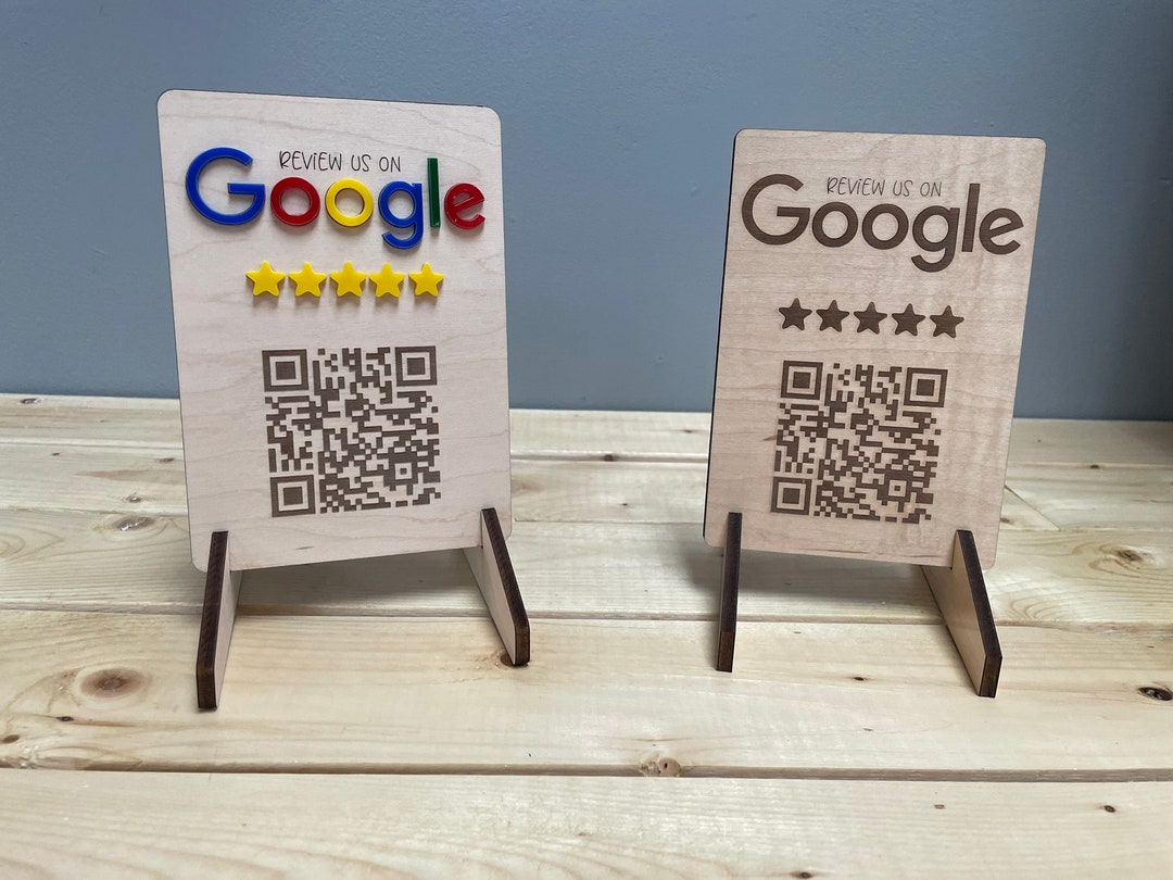 Tap & Review: Google Review Stand With QR Code - Elevate Your Business ...