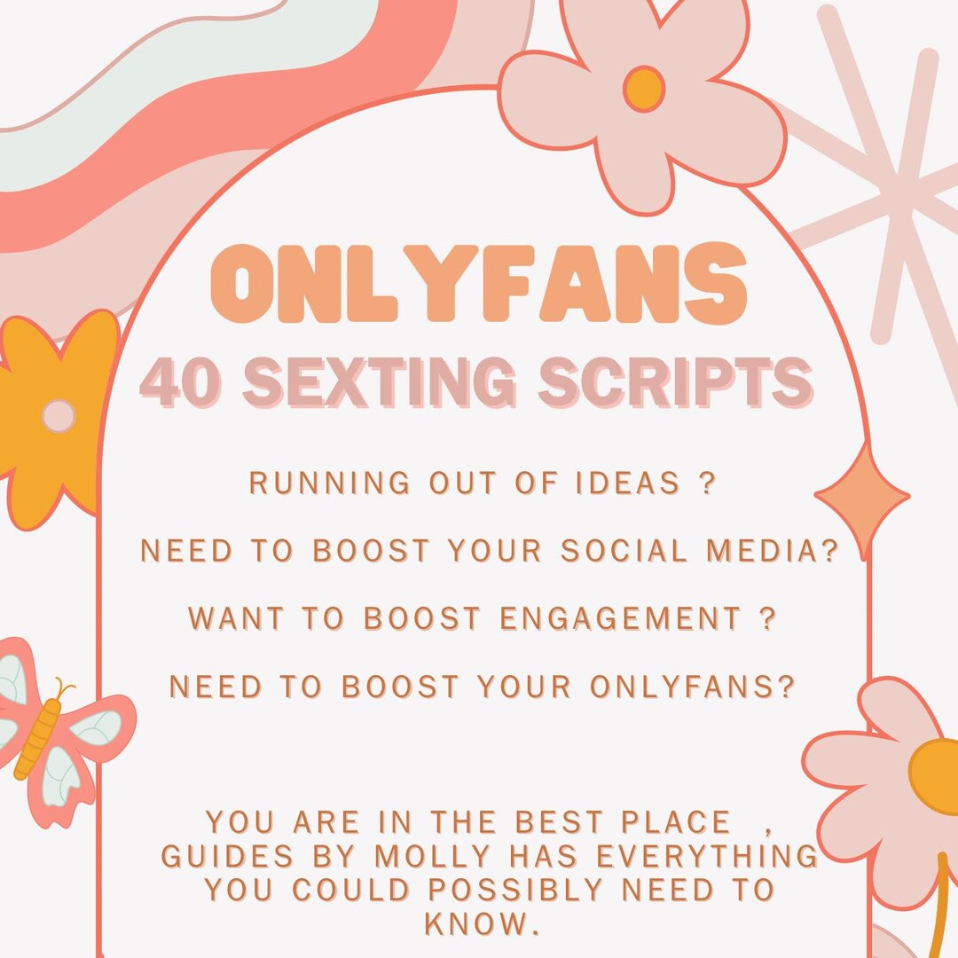 40 Onlyfans Sexting Scripts - Etsy