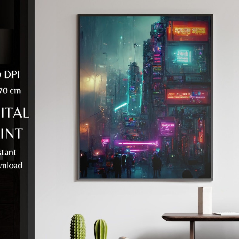 Cyberpunk Neon Sign - Etsy