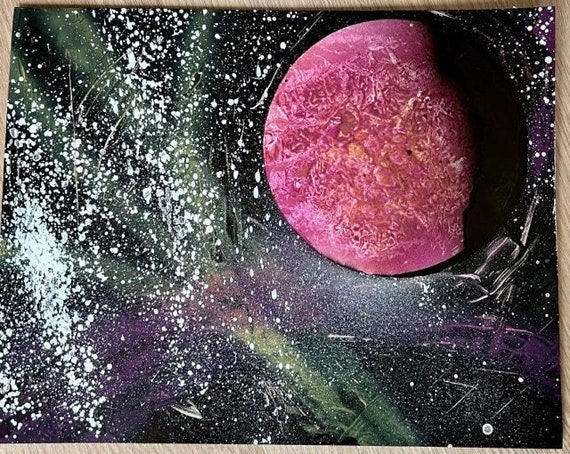 Solar System Spray Paint Art - Etsy