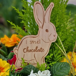 Bunny Rabbit Easter Treasure Hunt Set With Customisable Wooden Signs ...