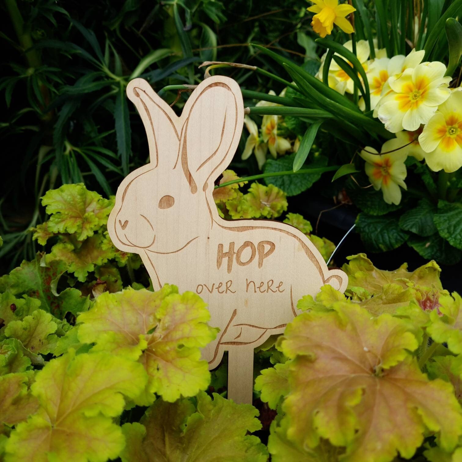 Bunny Rabbit Easter Treasure Hunt Set With Customisable Wooden Signs ...