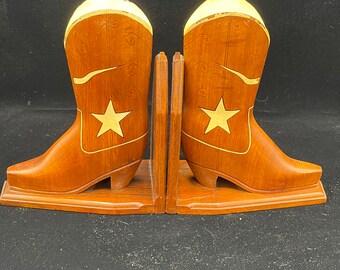 Cowboy Boot Bookends - Etsy