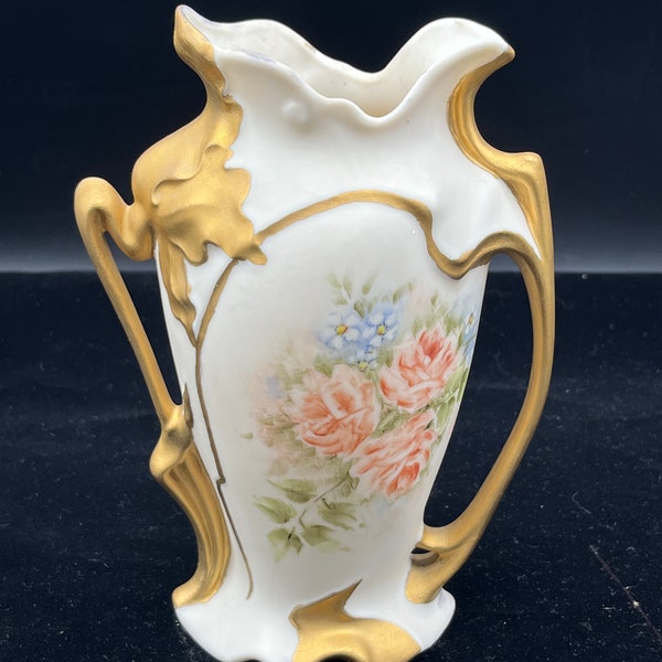 Antique Dresden Vase - Etsy