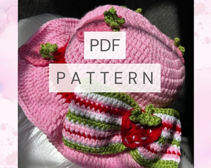 Strawberry Shortcake Hat - Etsy