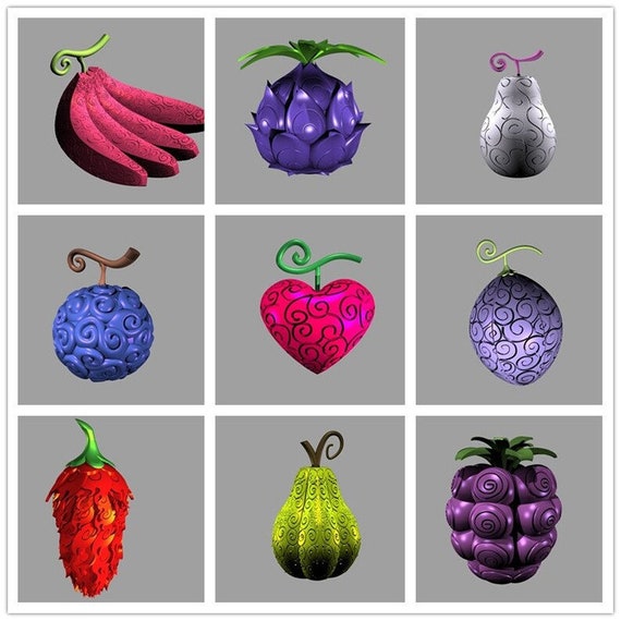 11 Devil Fruits 3D Printer Files - Etsy