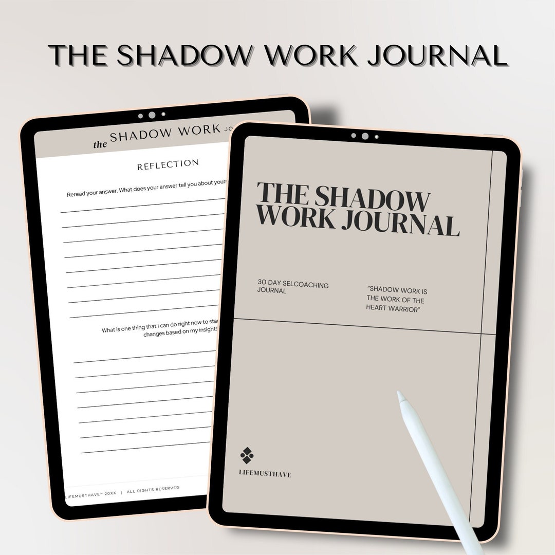 Shadow Work Journal | Healing Journal | Mental Health | Anxiety Journal ...