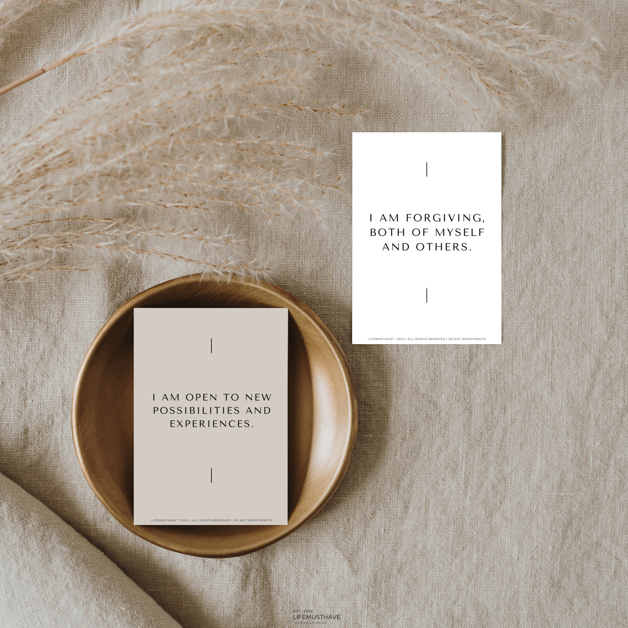 Self Love Affirmation Cards, Printable Positive Affirmation Cards, Self ...