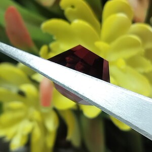 Unique Blood Red Corundum Round Shape 12X12X8.50MM Fantasy Star Cut ...