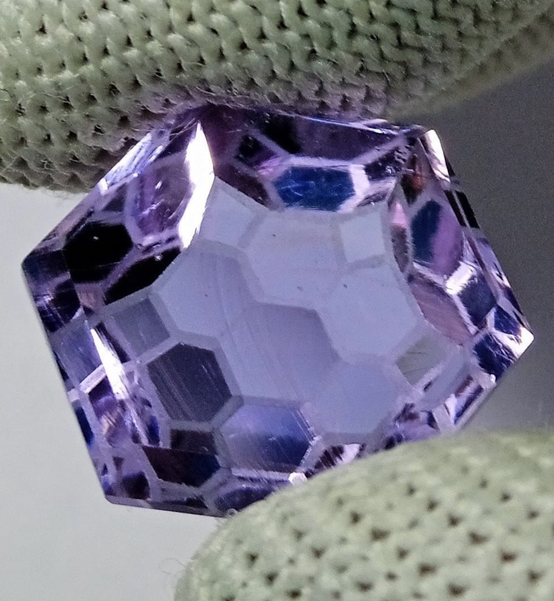 100% Natural Amethyst Hexagon Shape 12X12X6.60MM Unique Cut Gem Pixel ...