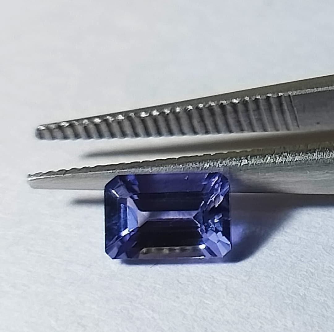 Natural Tanzanite Octagon Shape 6X4X3.30MM Modern Fantasy Cut Gemstone ...