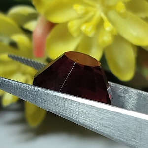 Unique Blood Red Corundum Round Shape 12X12X8.50MM Fantasy Star Cut ...