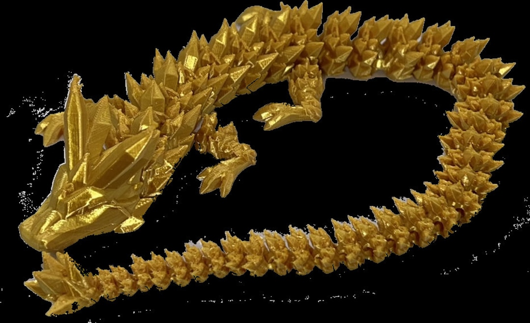 Articulated Crystal Dragon Statue - Etsy