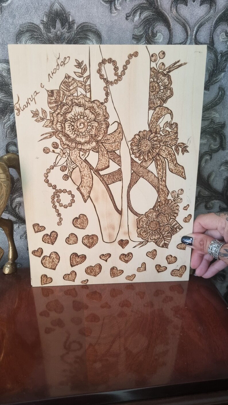 Pyrography Wood Artwork - Etsy
