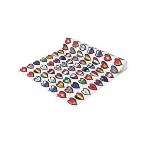 Table Runner - Eurovision, Flags of Eurovision Countries, International ...