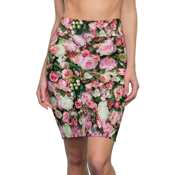 Pink Pencil Skirt - Etsy