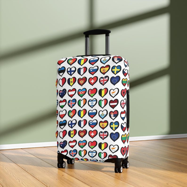 Eurovision Flags Luggage Cover – International Travel Accessories, Made ...
