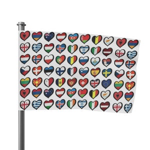 Flag - Eurovision, Eurovision Flags Eurovision Decor Gifts for Her ...