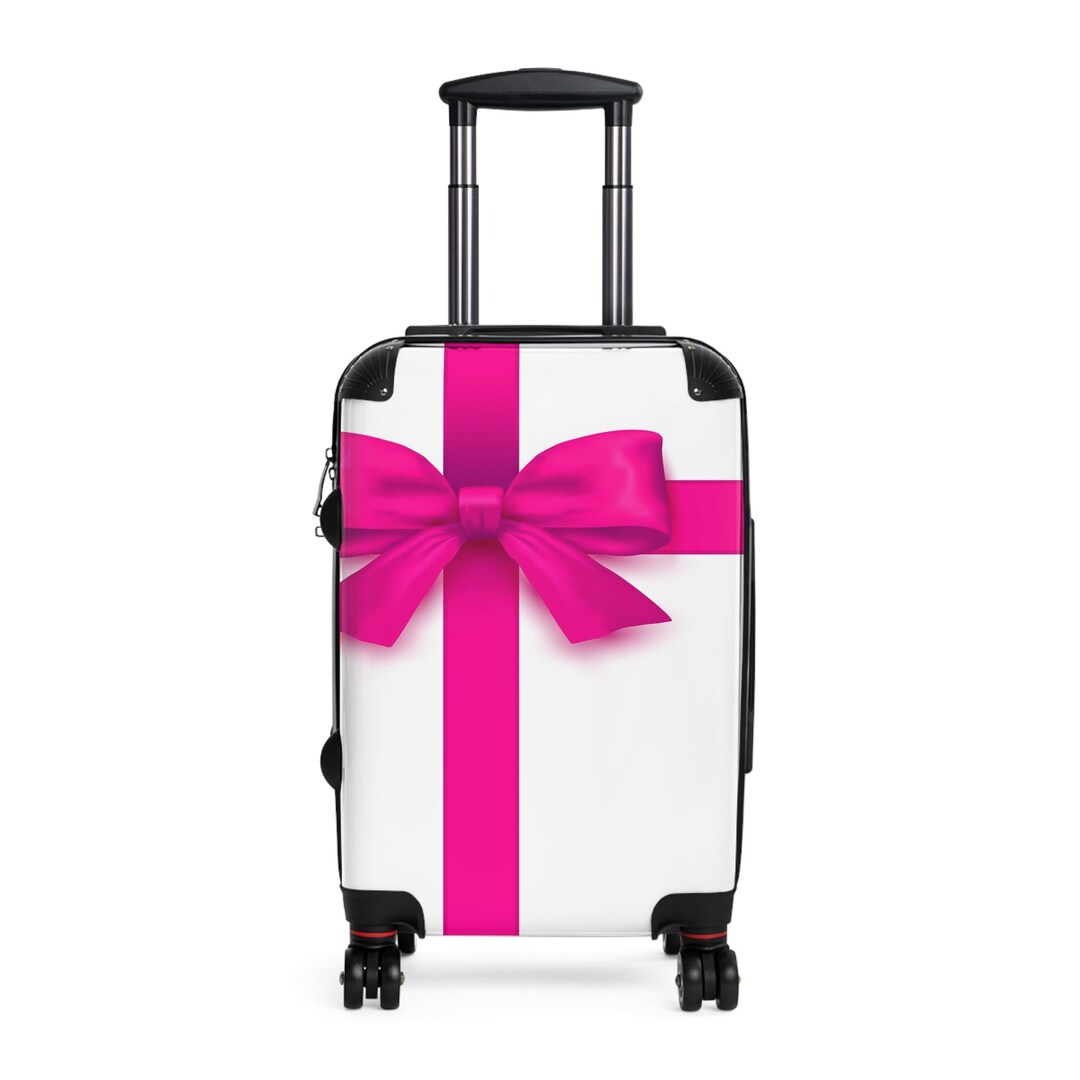 Stylish Traveller Hot Pink Bow Suitcase Gift for Her Gift for Him Gift ...