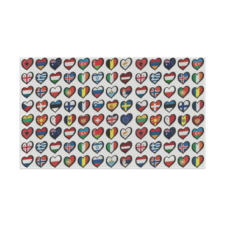 Flag - Eurovision, Eurovision Flags Eurovision Decor Gifts for Her ...