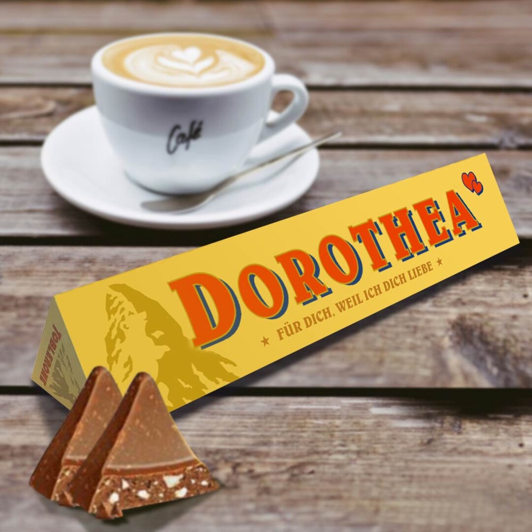 Personalized Toblerone Chocolate (360g) - Etsy