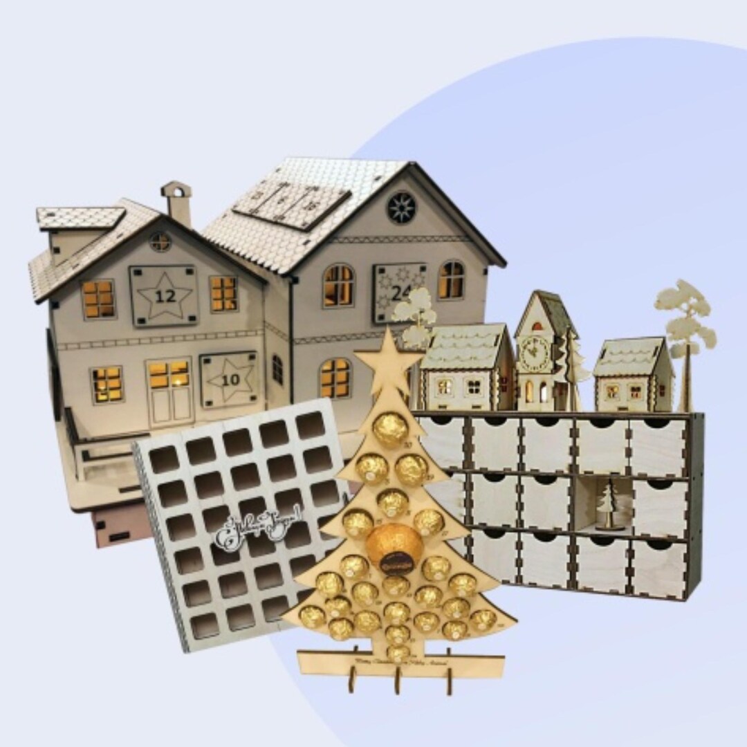Advent Calendar, Layout for Cdr Format for Cpu - Etsy