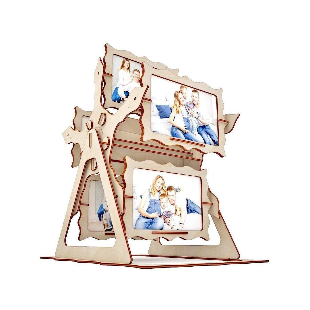 Wooden Photo Frame 12 Sets Laser Cut Svg File Photo Frame Glowforge Dxf ...