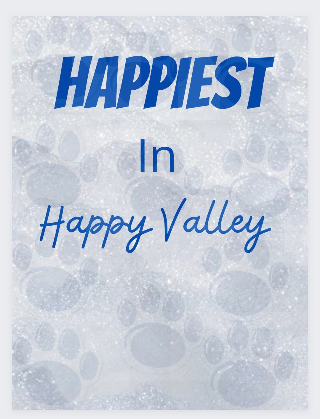 Happiest in Happy Valley Poster - Etsy
