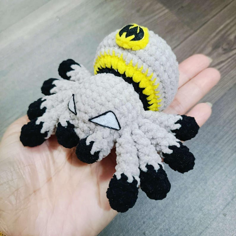 PDF File Amigurumi Crochet Pattern - No Sew Realistic Spider Super Hero ...
