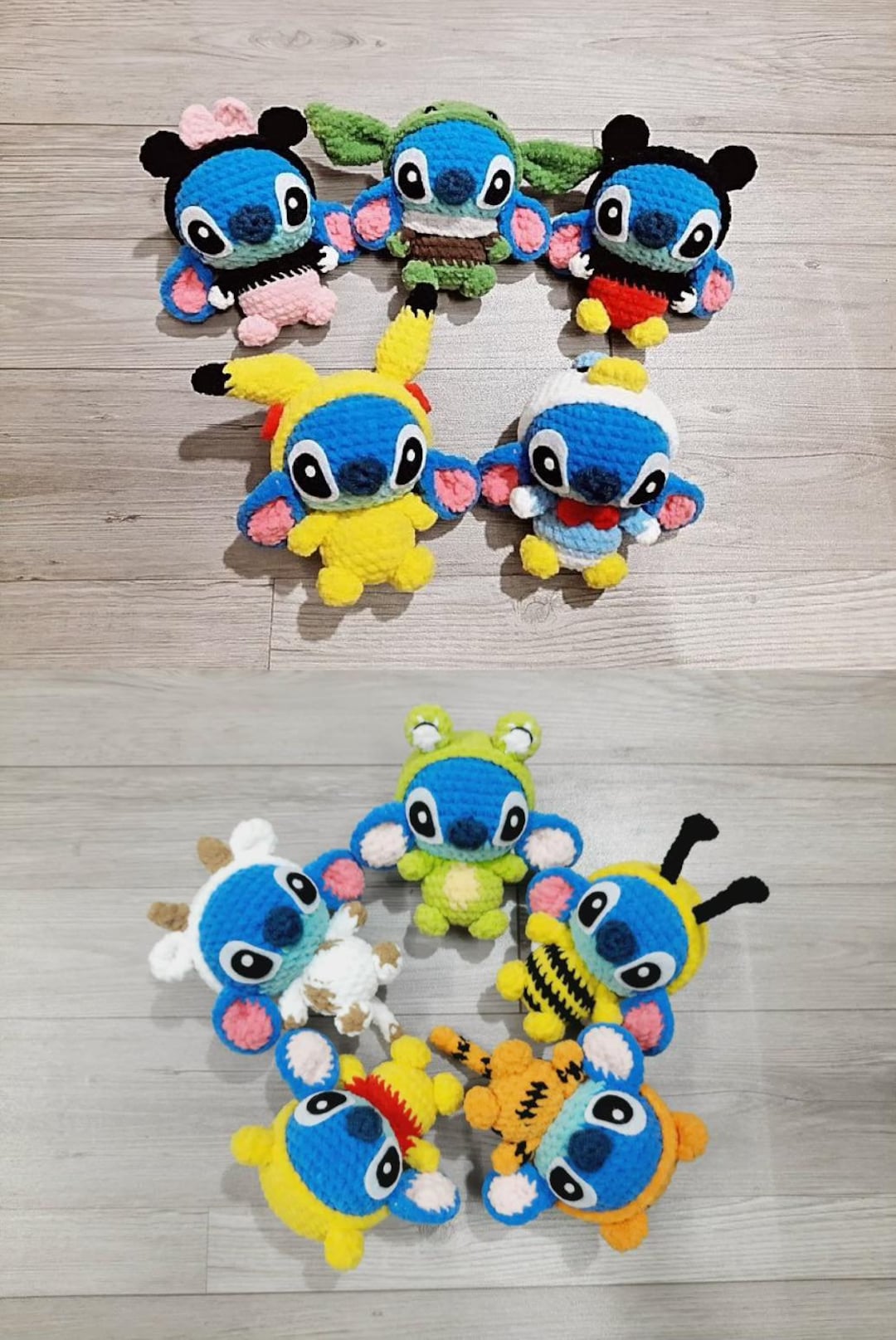 Ready to Ship Handmade Stitch Cosplay Keychain Size - Etsy