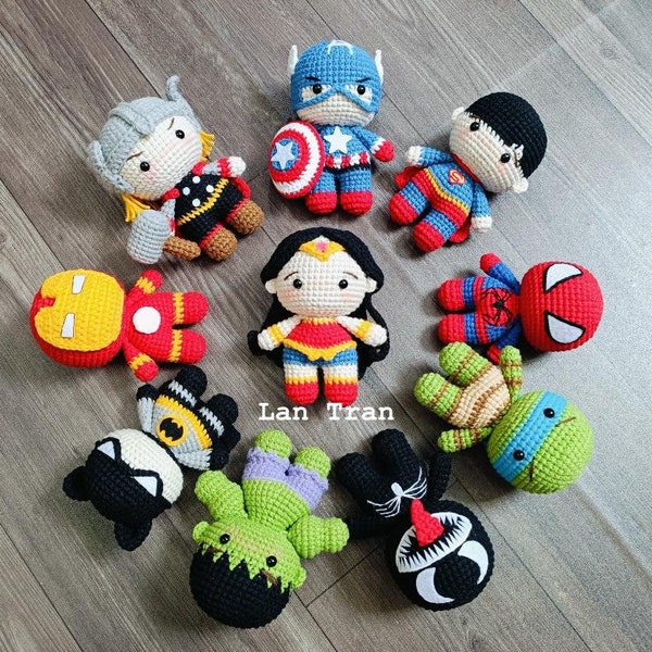 Super Hero Crochet Plush - Etsy