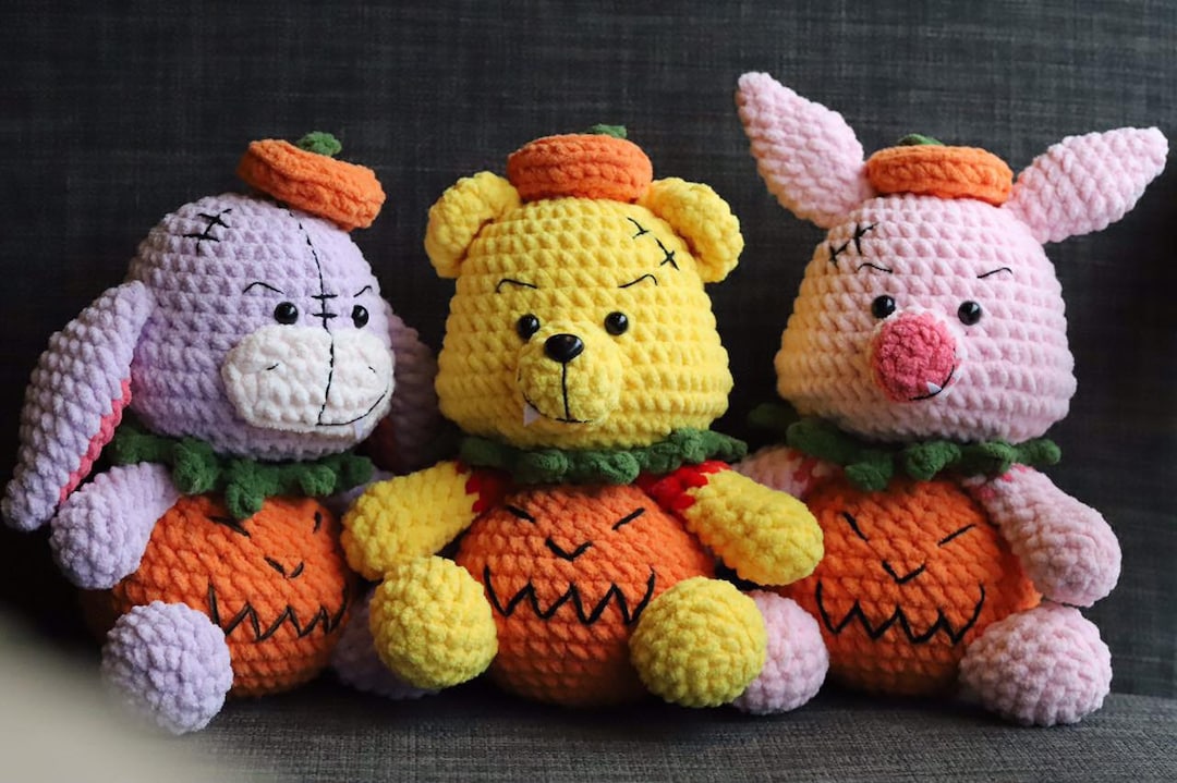 3in1 PDF Pattern, Crochet Bear and Friends - Designed by ...
